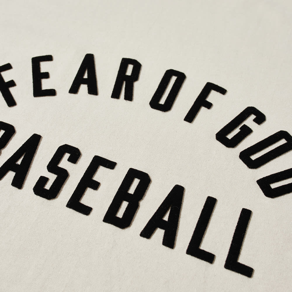 Fear Of God Men's Baseball T-Shirt in Sand/Black Fear Of God