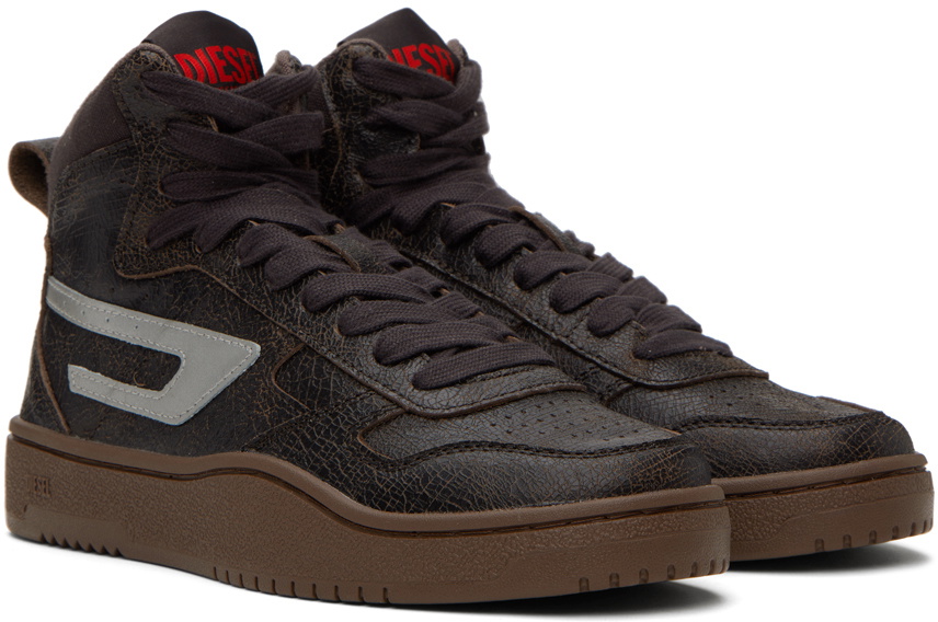 Diesel Brown S-Ukiyo V2 Mid Sneakers Diesel