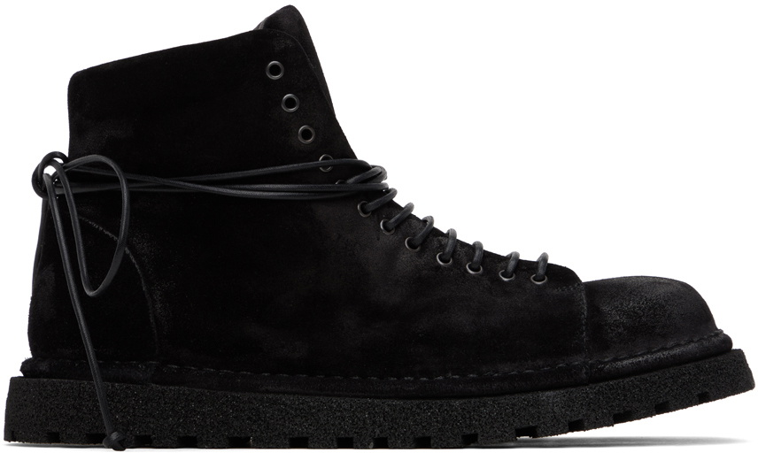 Marsèll Black Gomme Pallottola Pomice Boots Marsèll