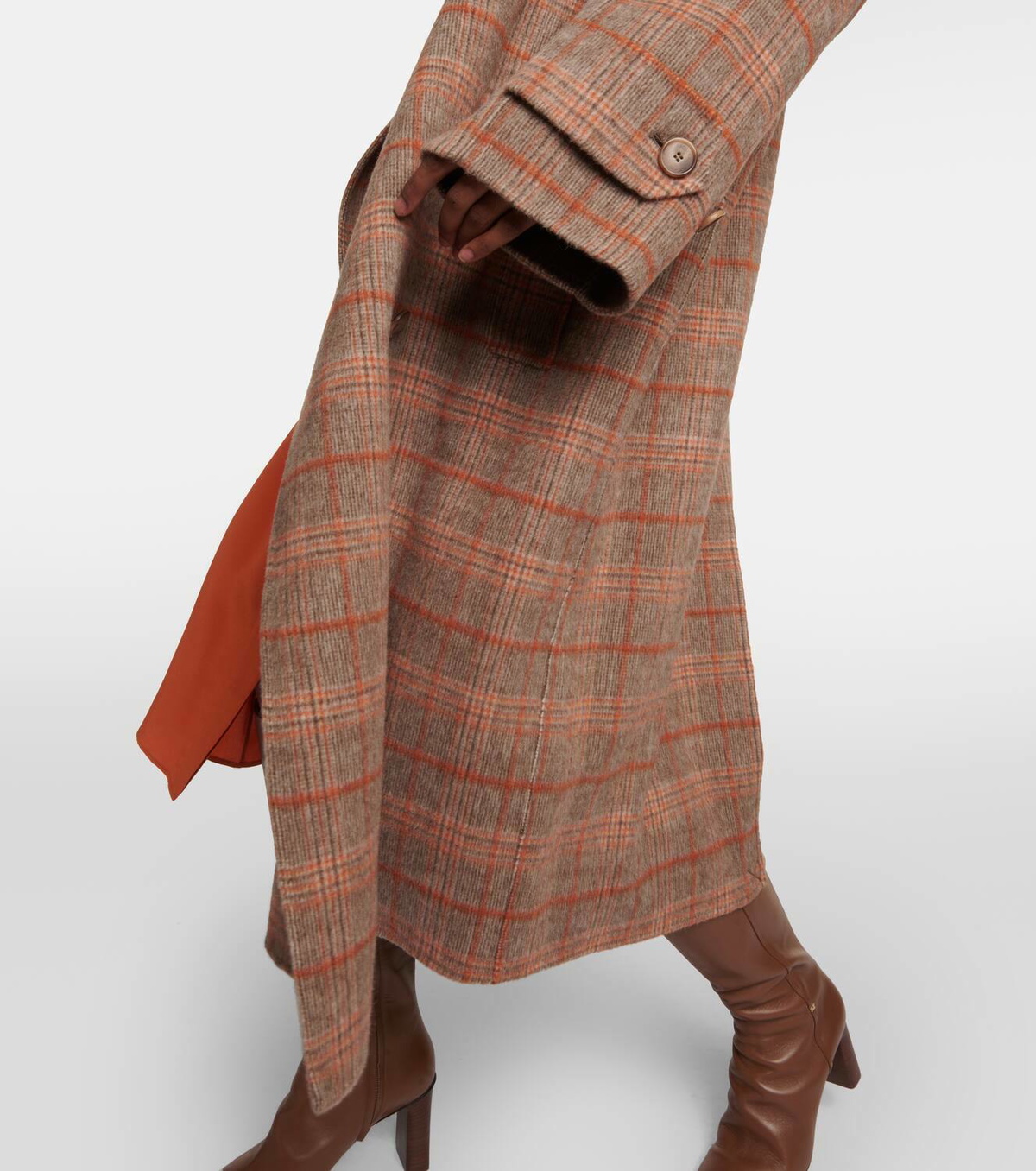 Joseph Chatsworth checked wool-blend coat Joseph