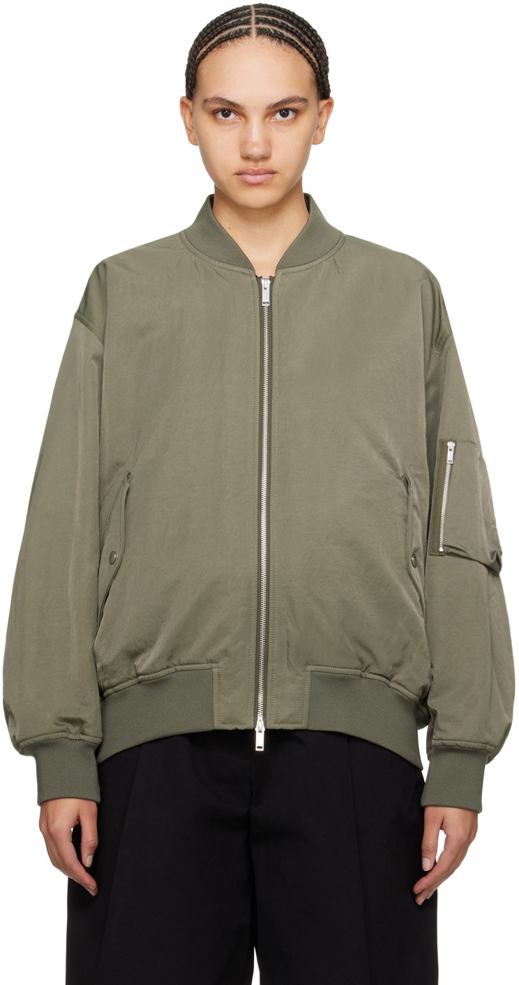 Studio Nicholson Khaki Kora Bomber Jacket Studio Nicholson