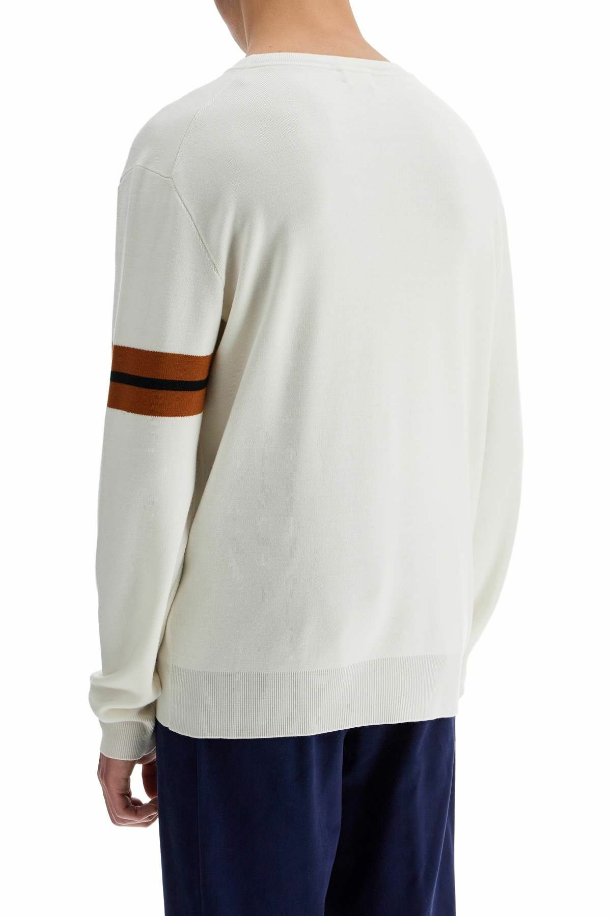 ZEGNA wool pullover with intars White Zegna