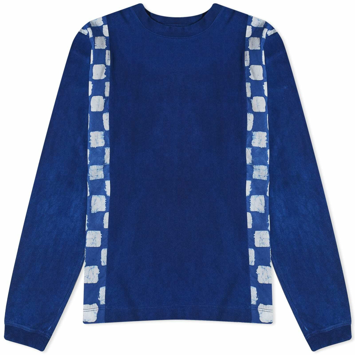 W'menswear Women's Long Sleeve Racing Check T-Shirt in Indigo/Check W ...