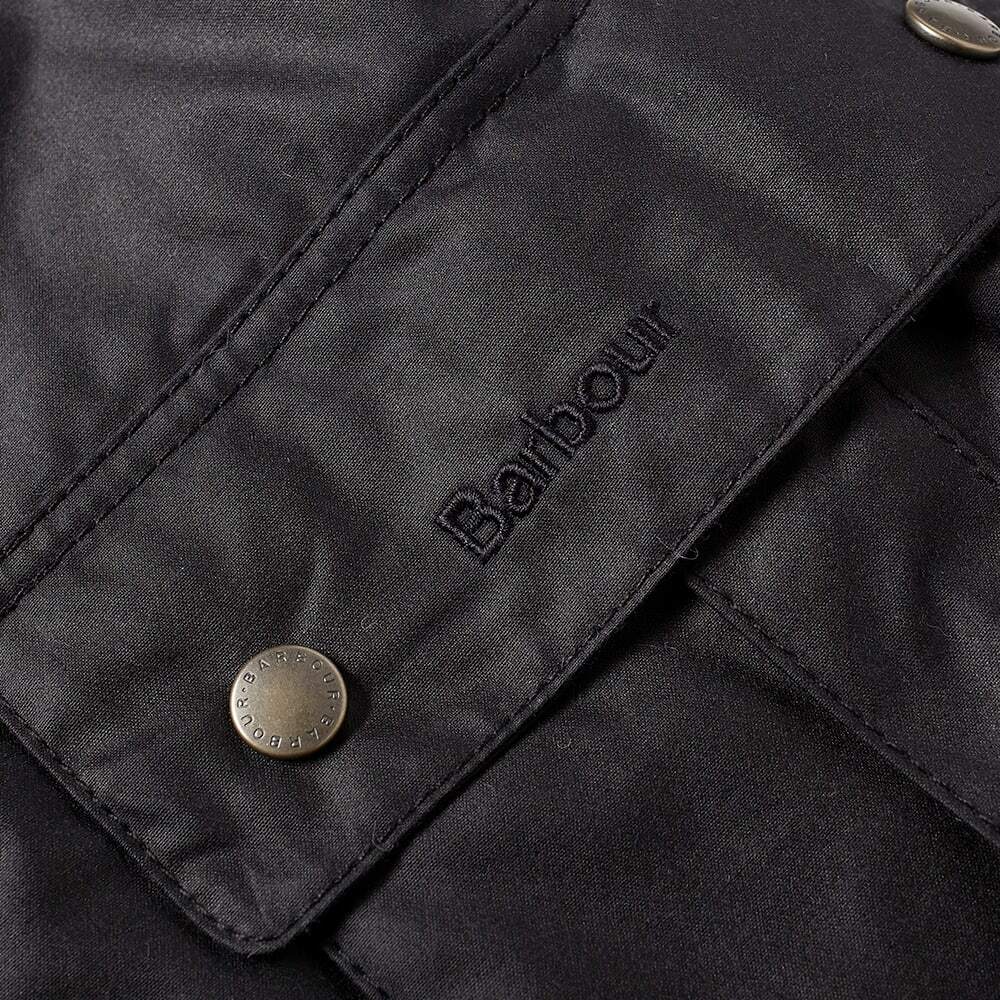 Barbour Men's International Duke Wax Jacket in Navy Barbour