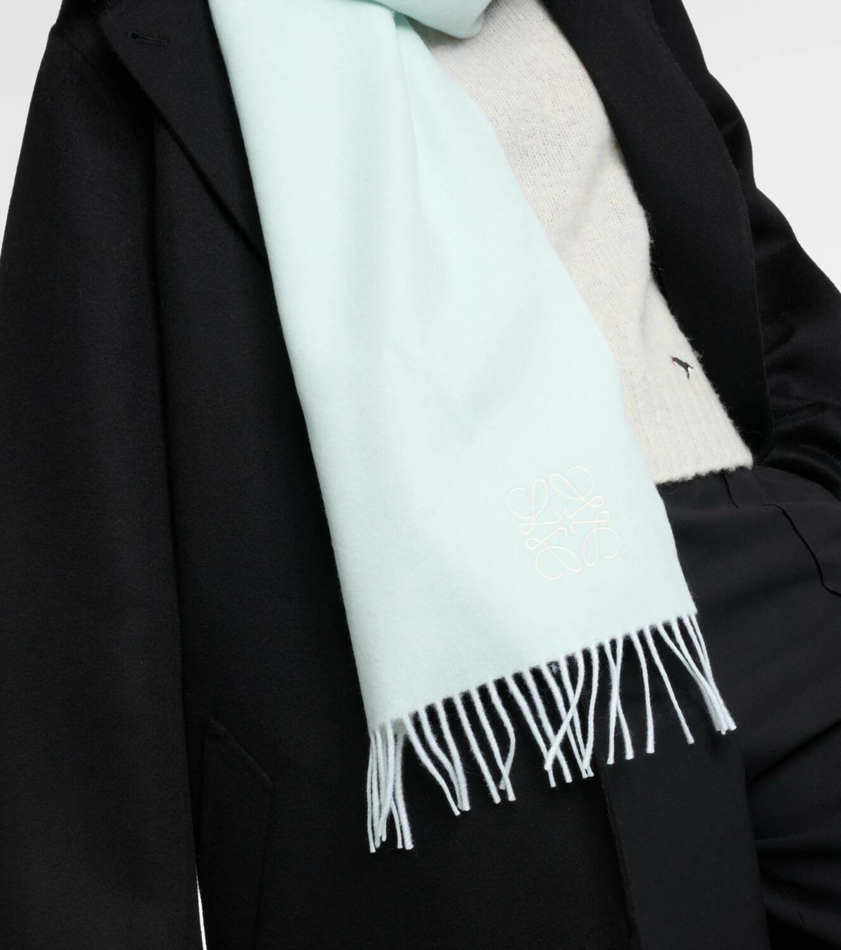 Loewe Wool and cashmere scarf Loewe