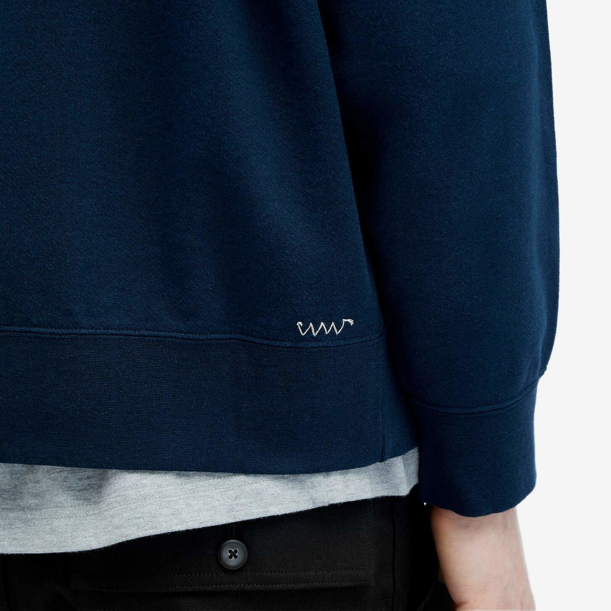 Visvim Women's Amplus Sweat in Navy Visvim