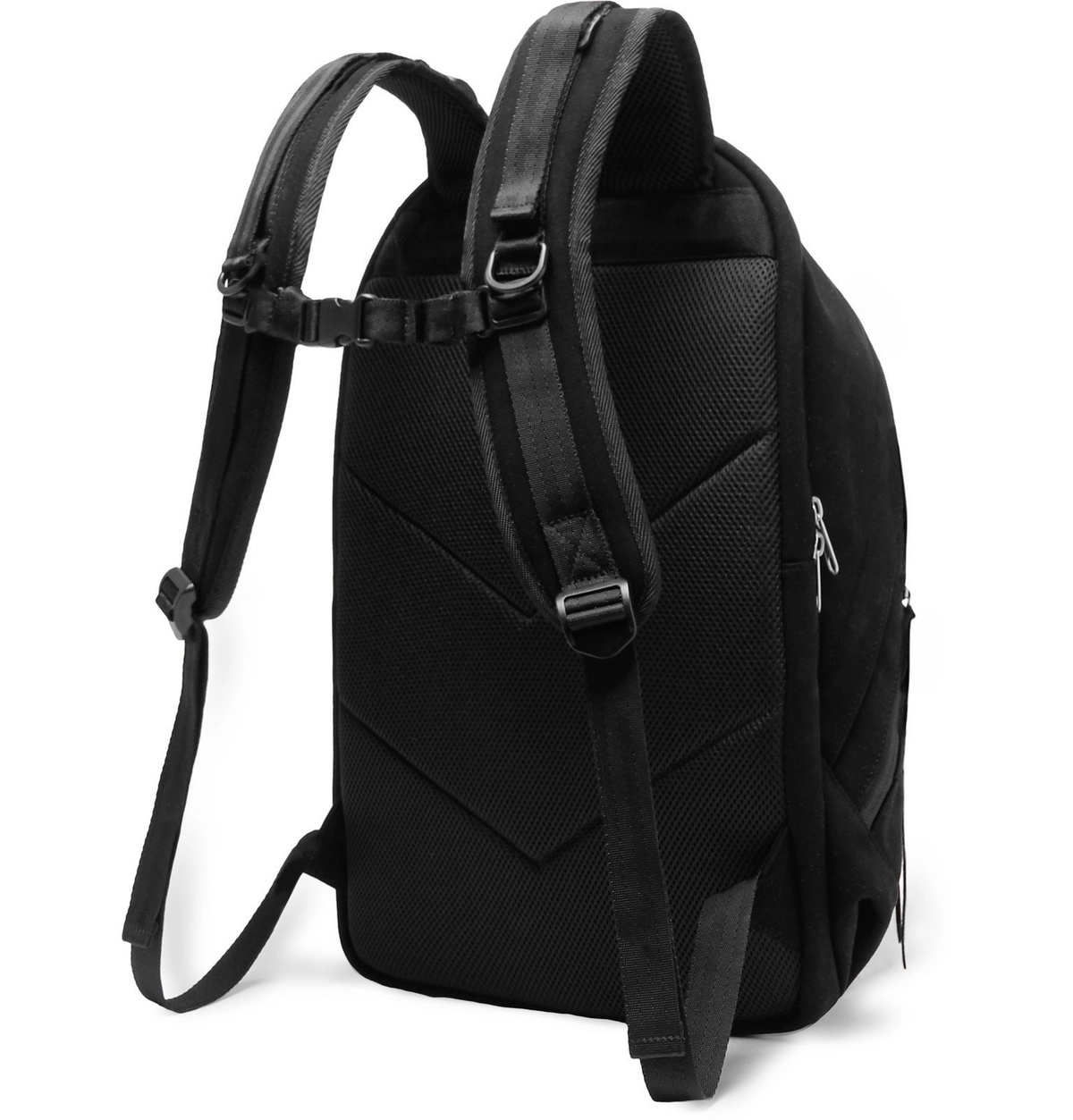 Indispensable - DayPack Faux Suede Backpack - Black Indispensable
