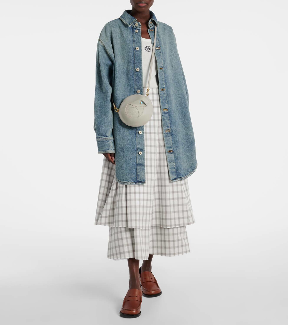 Loewe Snake leather shoulder bag Loewe