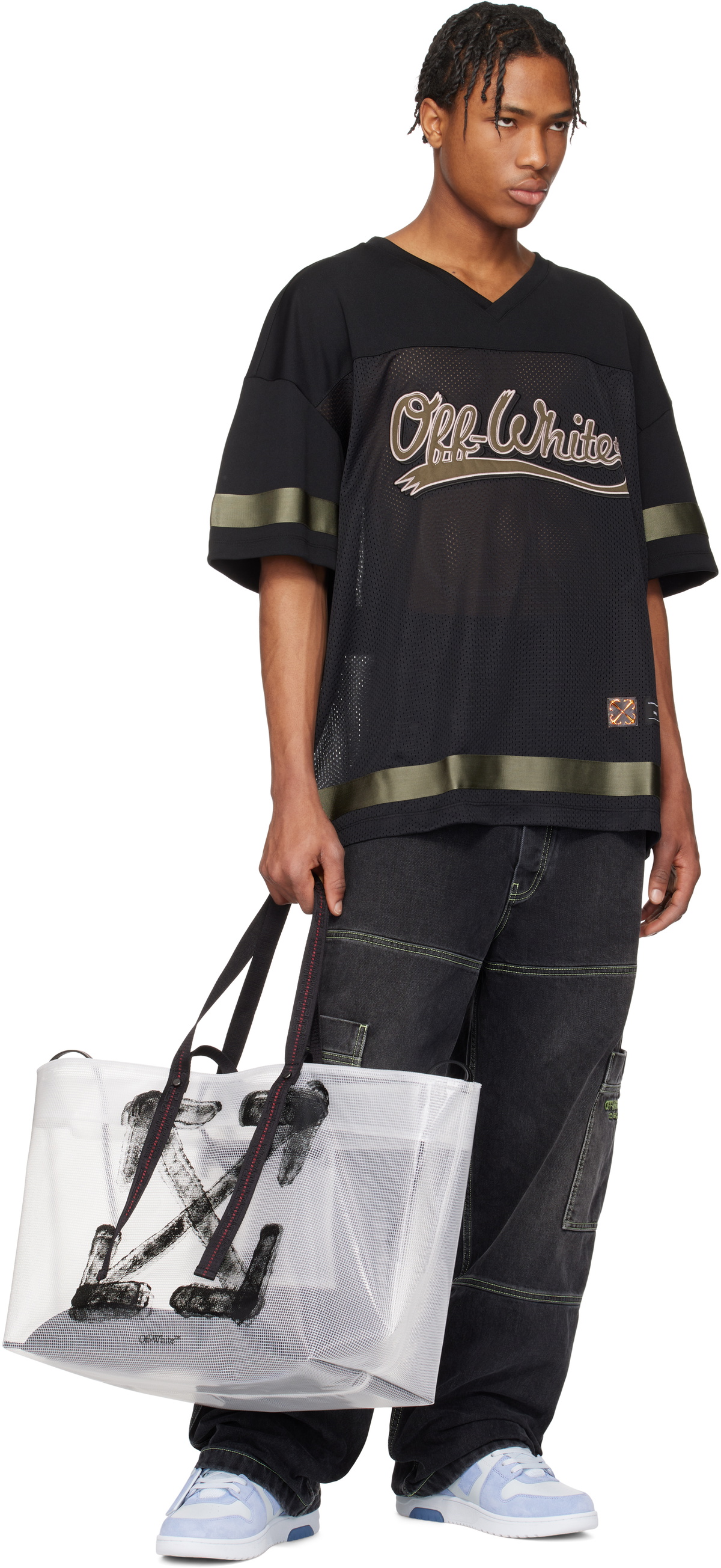 Off-White Transparent Ripstop Day Off Tote Off-White