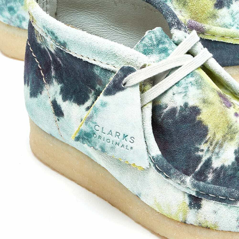 Clarks Originals Women's Wallabee Boot in Turquoise Tye Dye Clarks ...