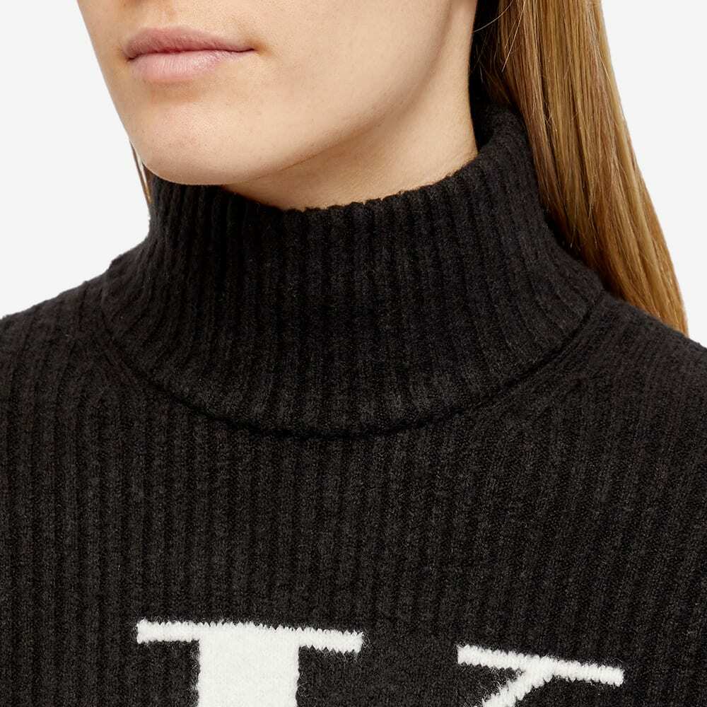 Calvin Klein Women's Oversized CK Sweater in Black Calvin Klein