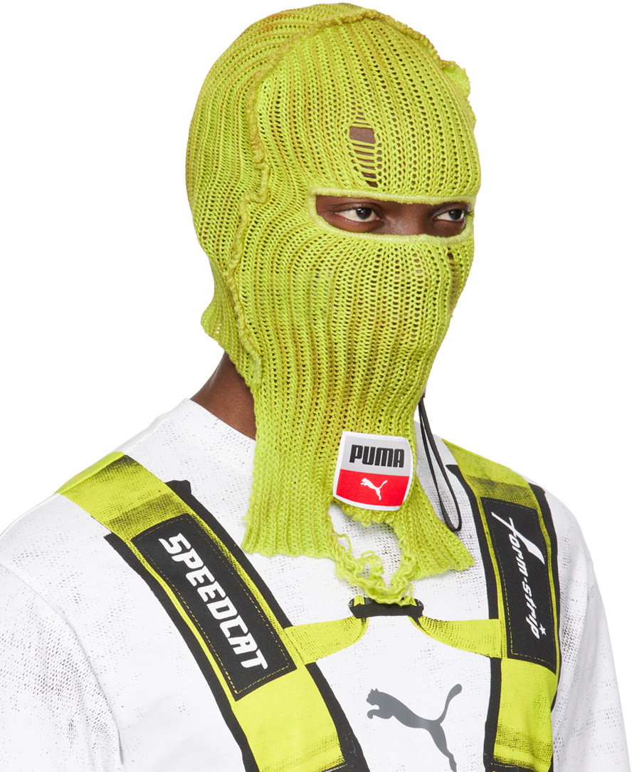 PUMA Green A$AP Rocky Edition Distressed Balaclava Puma