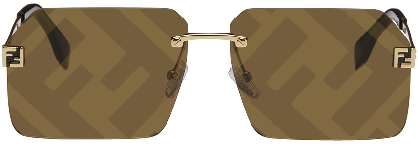 Fendi Gold Sky Sunglasses Fendi