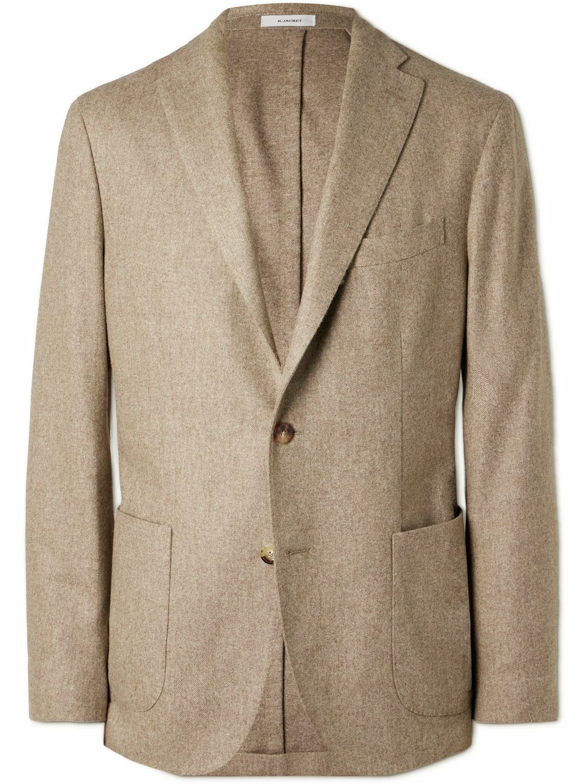 Boglioli - Unstructured Wool-Twill Blazer - Neutrals Boglioli