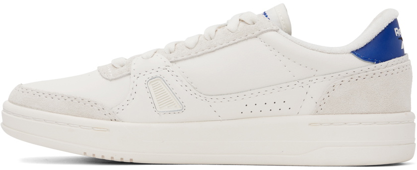 Reebok Classics White & Blue LT Court Sneakers Reebok Classics