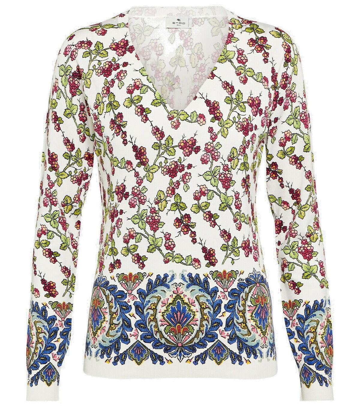 Etro Printed silk-blend sweaters Etro