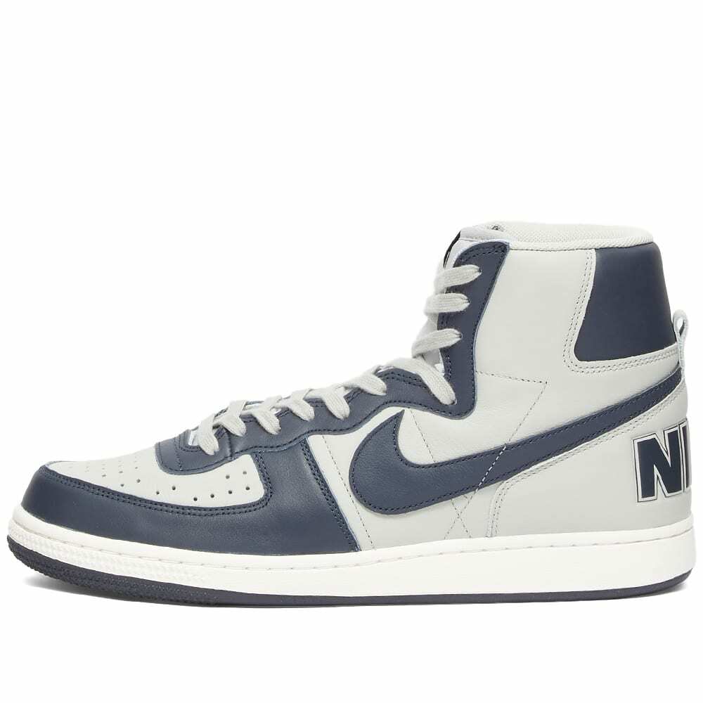 Nike Men's Terminator High OG Sneakers in Granite/Dark Obsidian/Sail Nike