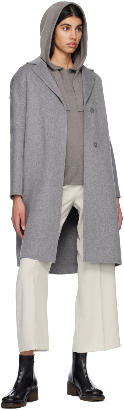 S Max Mara Gray Parma Hoodie S Max Mara