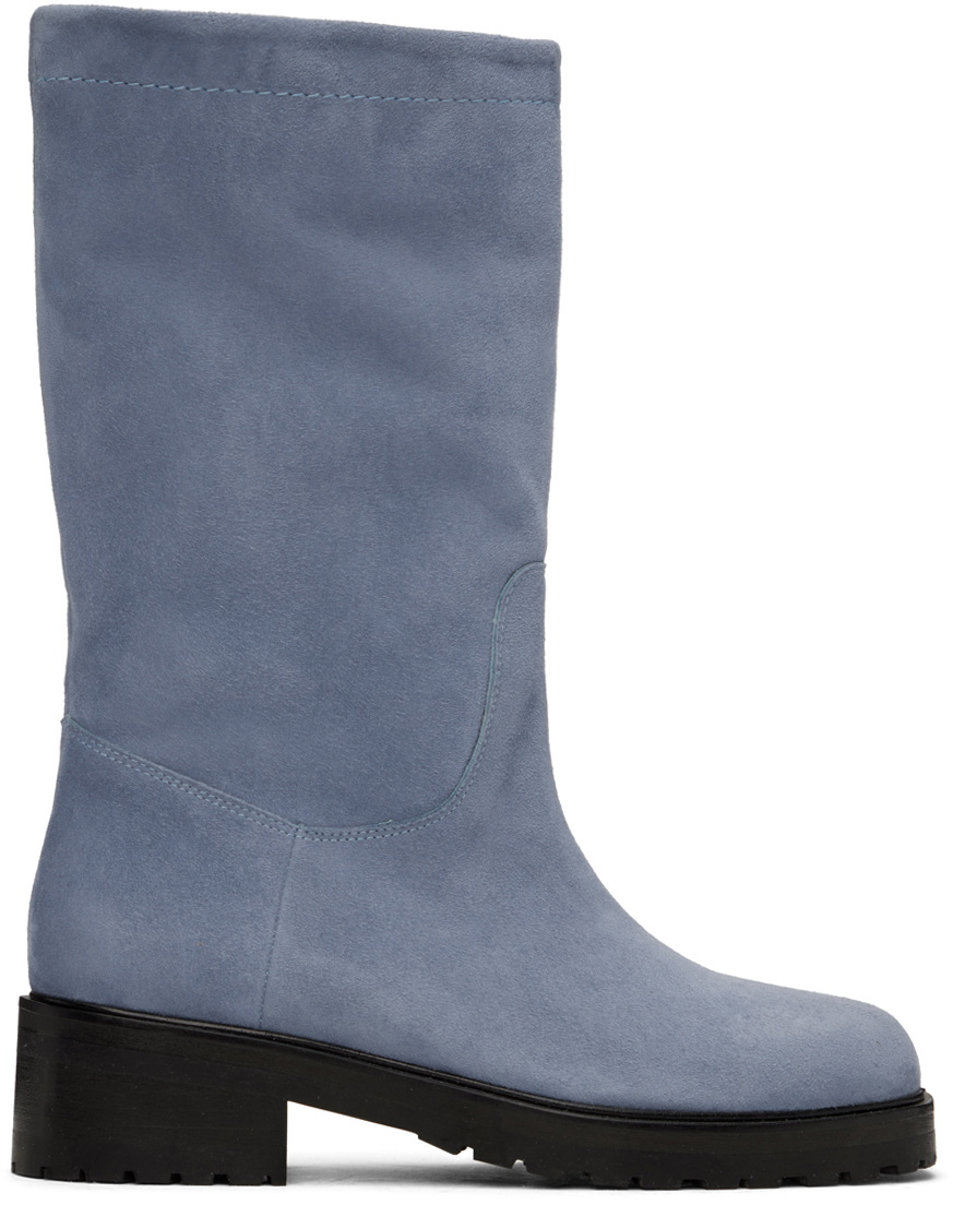 Maryam Nassir Zadeh Blue Belmont Boots Maryam Nassir Zadeh