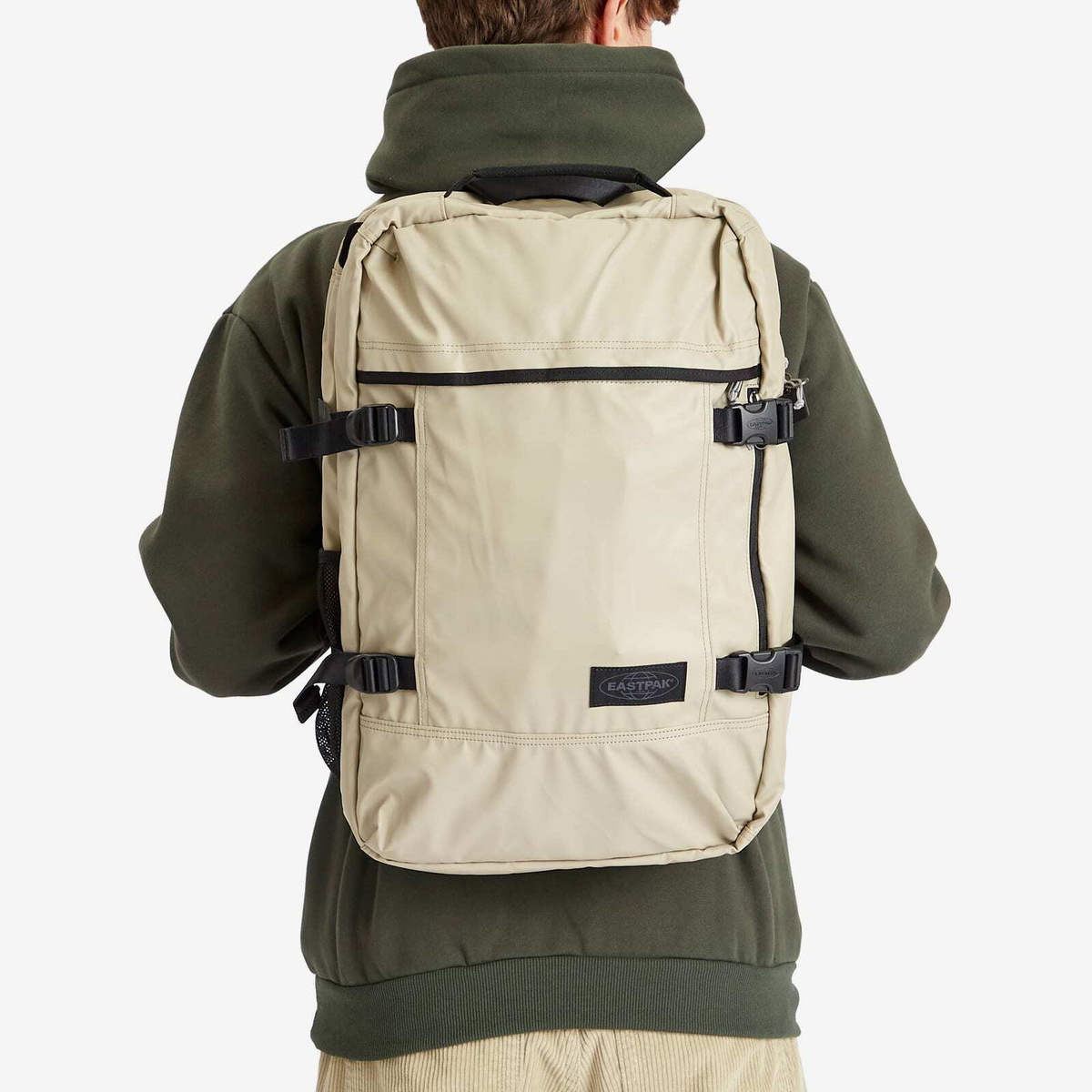 Eastpak Travelpack Backpack in Tarp Beige Eastpak