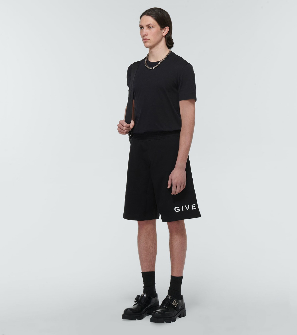 Givenchy - Logo cotton shorts Givenchy