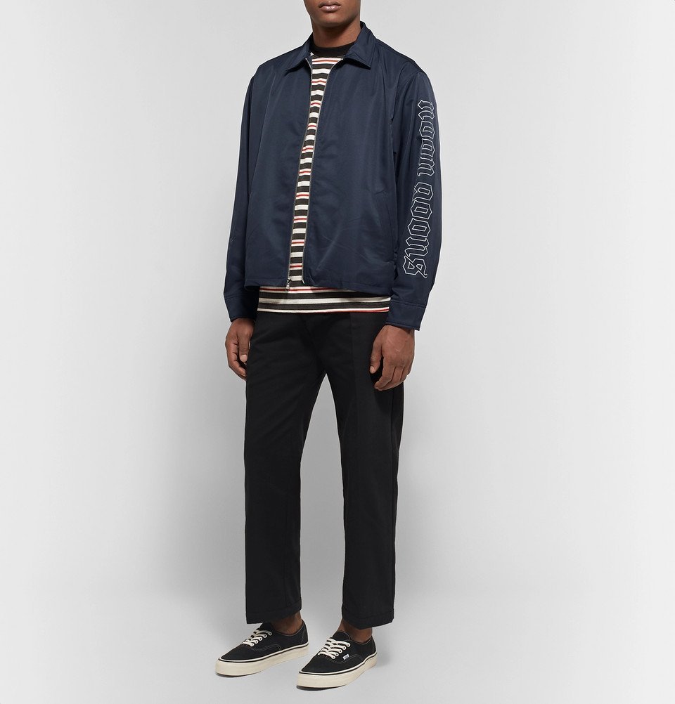 Noon Goons - Logo-Print Shell Jacket - Navy Noon Goons