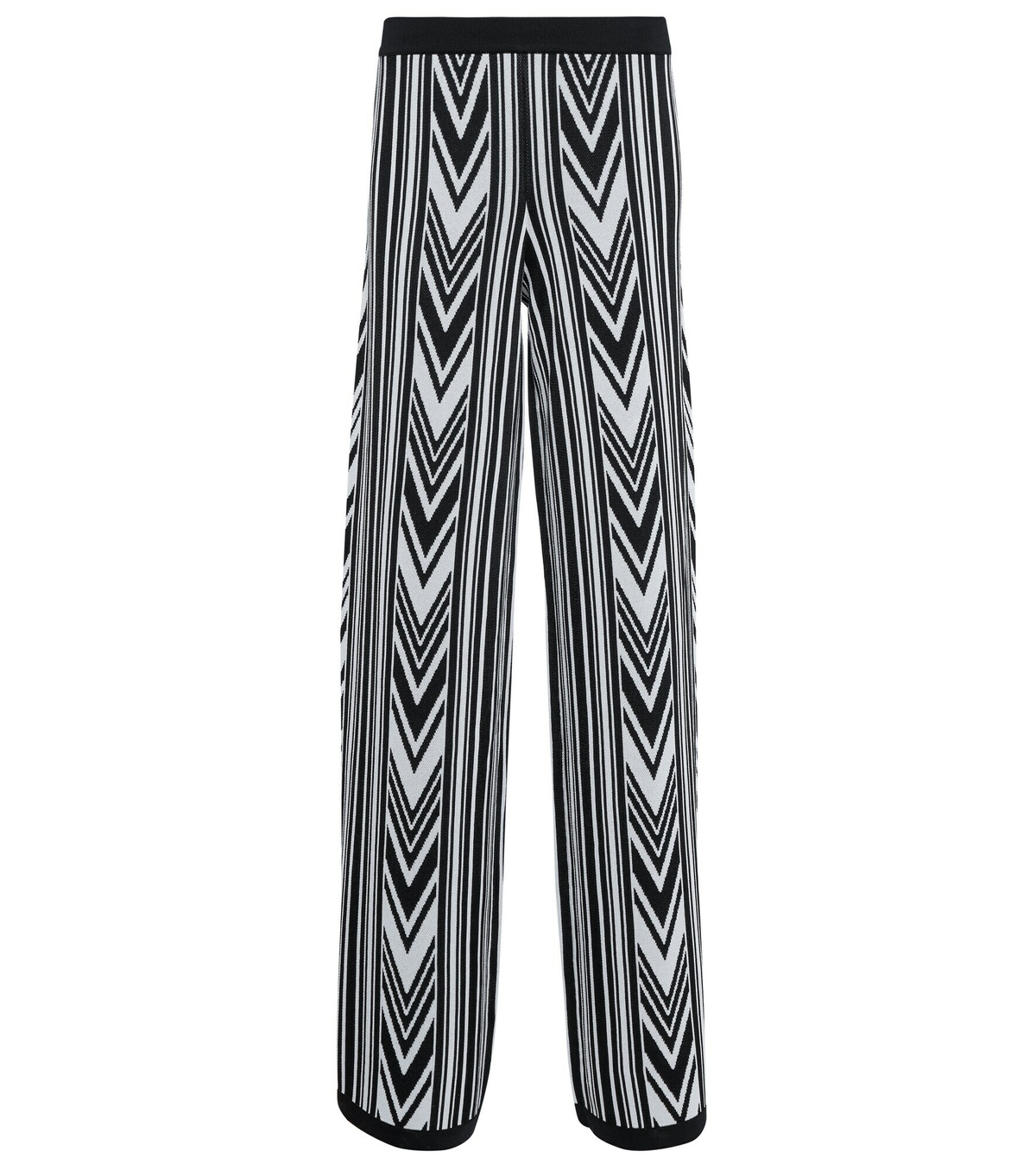 Balmain - Chevron-striped high-rise pants Balmain