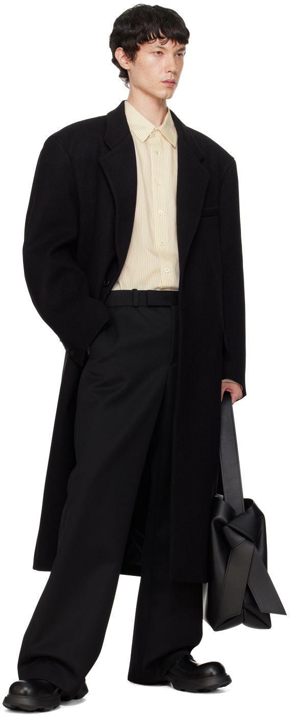 Recto Black Office Coat Recto