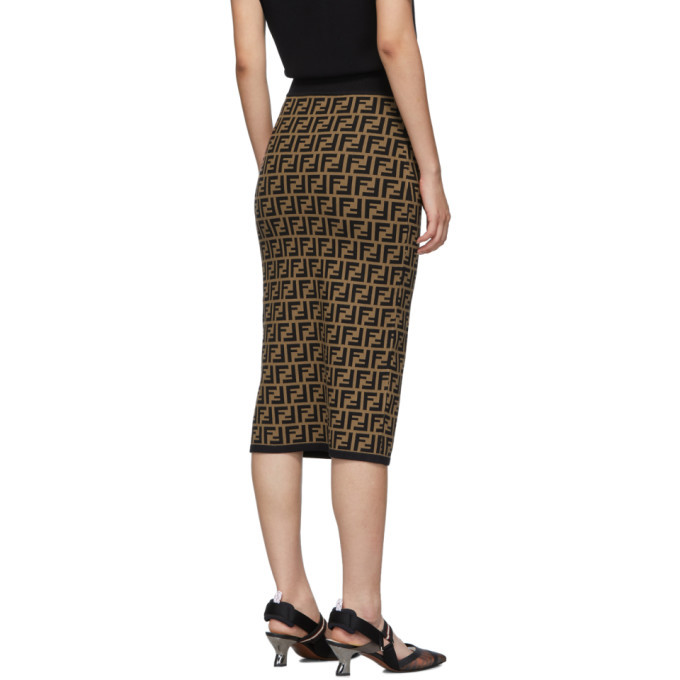 Fendi Brown Forever Fendi Skirt Fendi