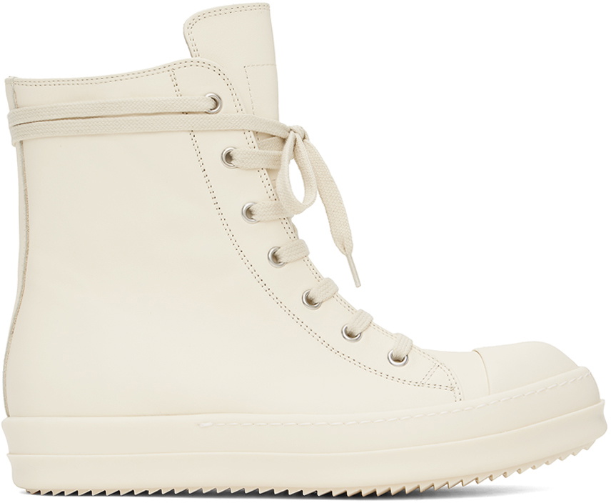 Rick Owens Off-White High Sneakers Rick Owens