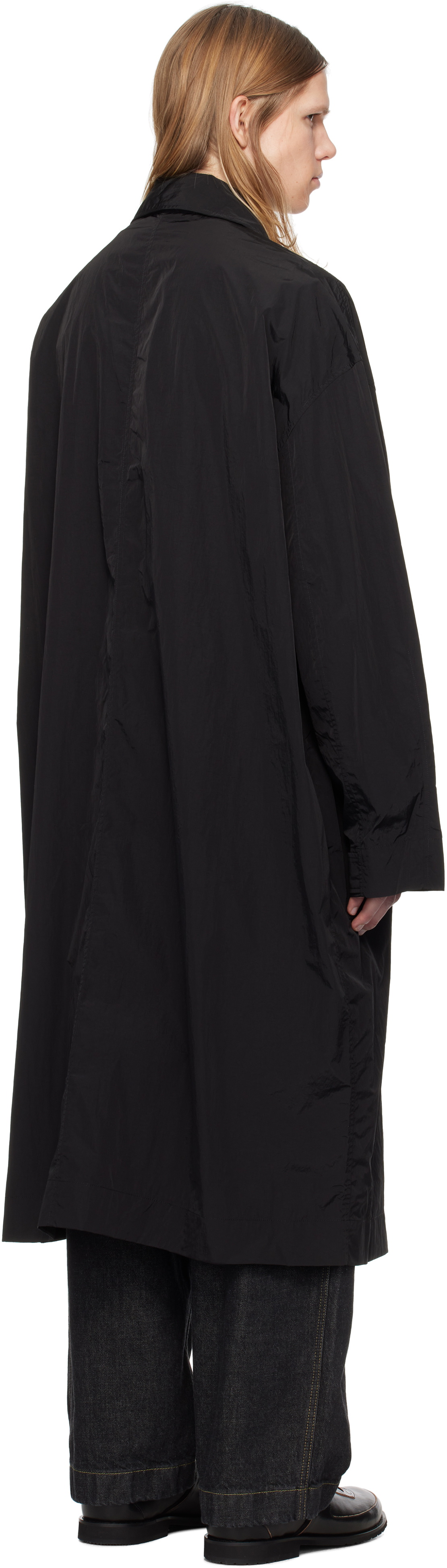 Studio Nicholson Black Rizz Coat Studio Nicholson