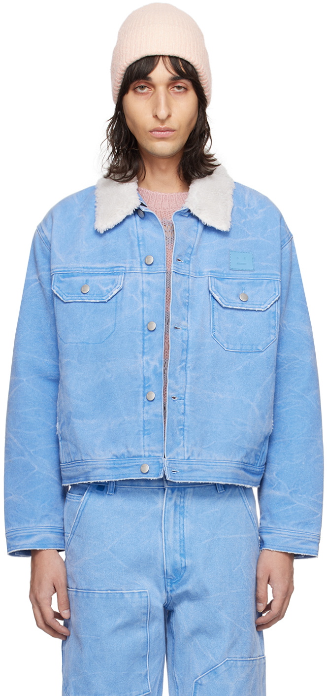 Acne Studios Blue Padded Jacket Acne Studios