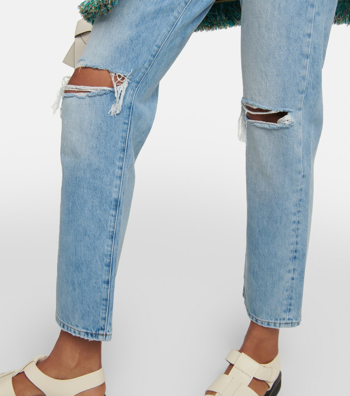 Frame - Le Slouch high-rise straight jeans Frame Denim