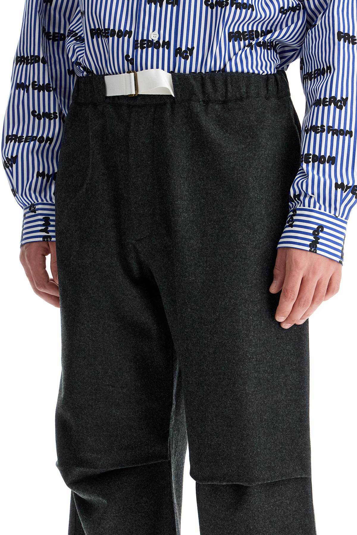 DARKPARK jordan woolen pants Grey DARKPARK