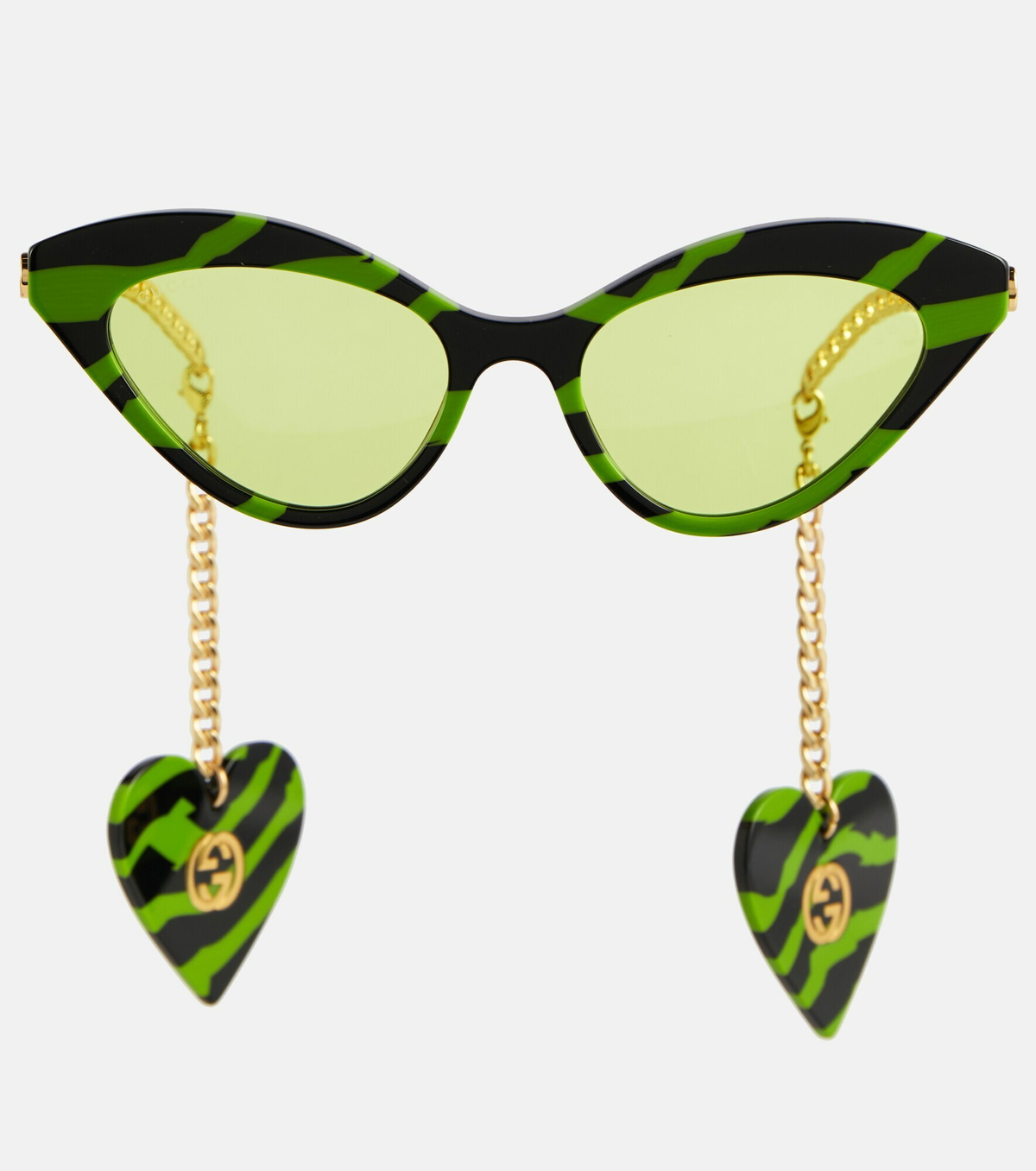 Gucci - Zebra-print cat-eye sunglasses Gucci