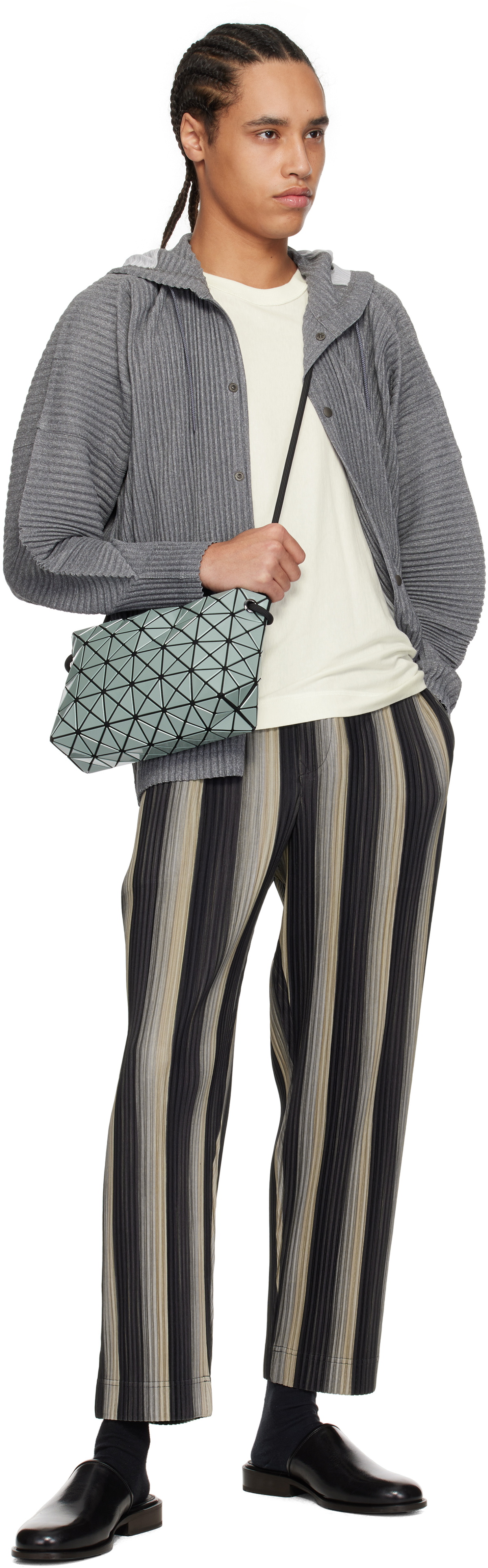 BAO BAO ISSEY MIYAKE Green Loop Metallic Bag Bao Bao Issey Miyake