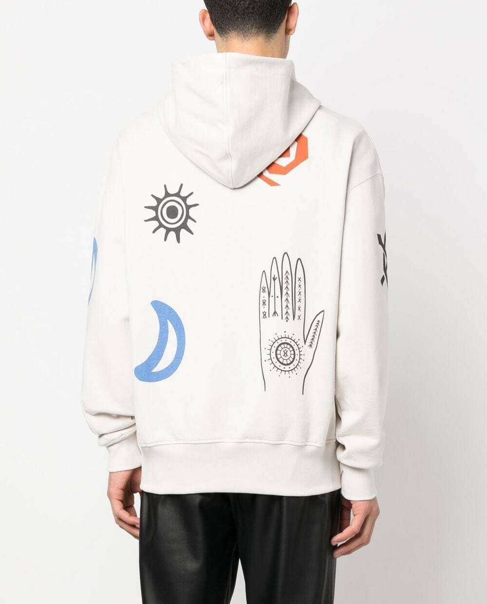 DAILY PAPER - Logo Cotton Hoodie Daily Paper