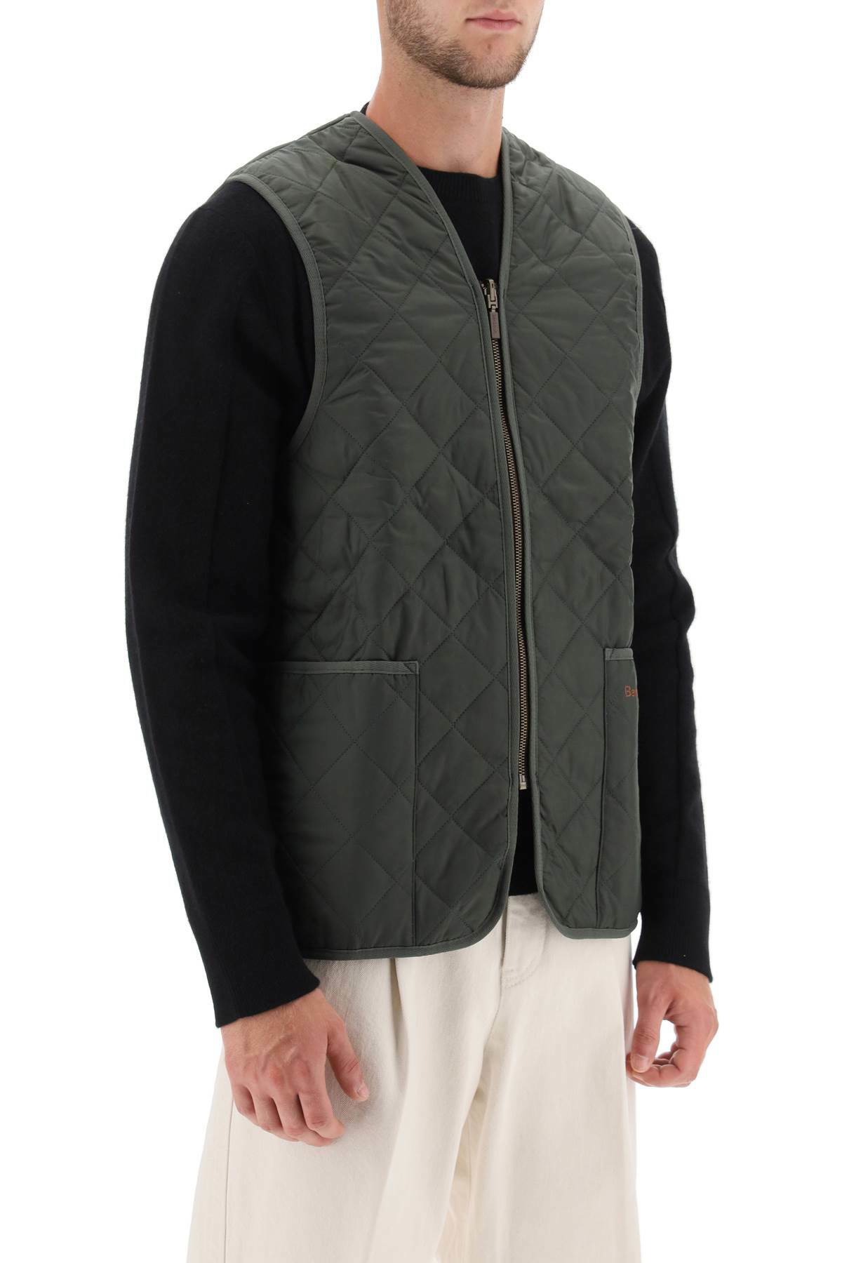 BARBOUR quilted vest Green Barbour