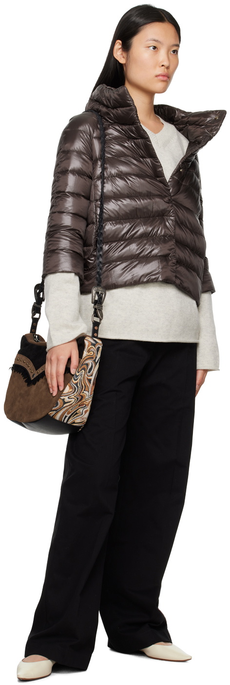 Herno Brown Sofia Down Jacket Herno
