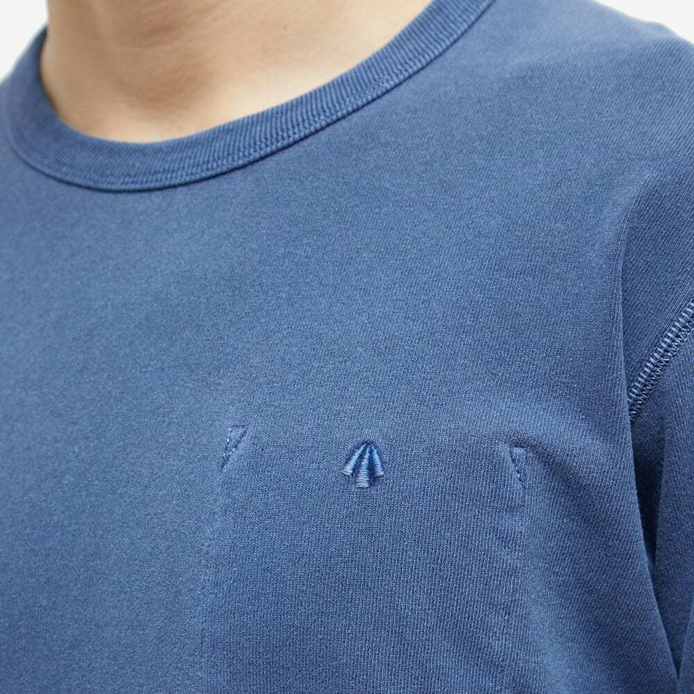 Nigel Cabourn Men's Military Pocket T-Shirt in Denim Nigel Cabourn