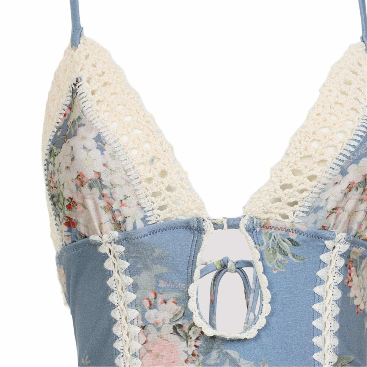 Zimmermann Cascadian Keyhole Crochet One-piece Zimmermann