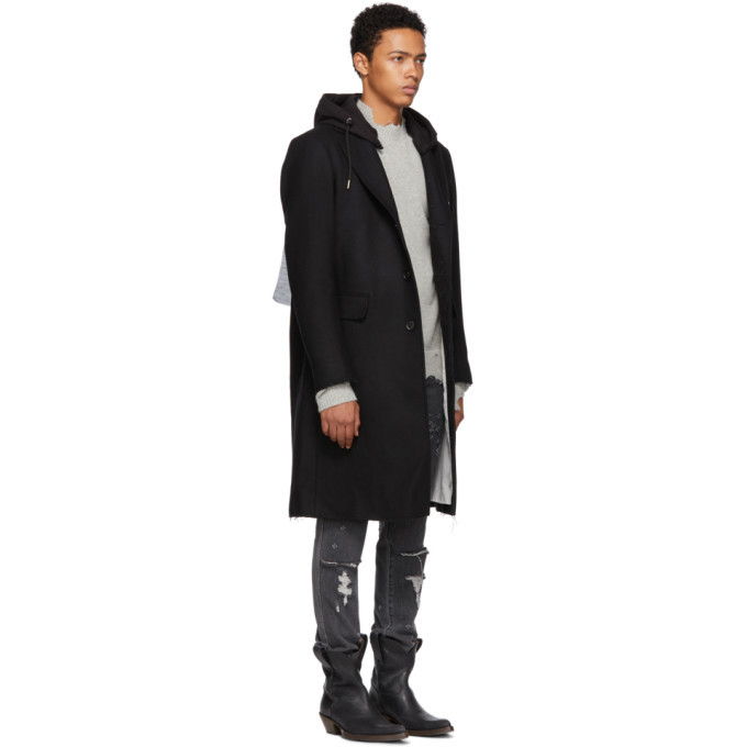 Diesel Black W-Dexter Coat Diesel