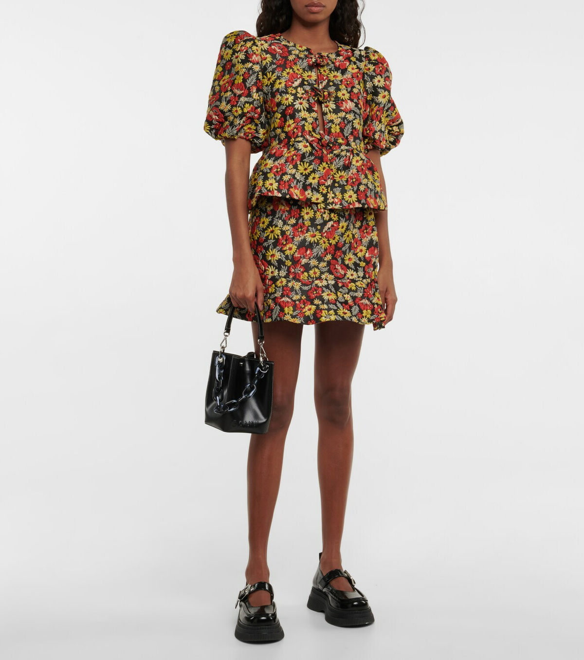 Ganni Floral top GANNI