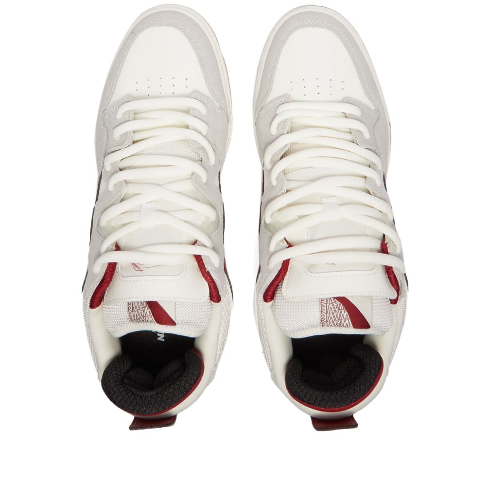 Li-Ning Men's Wave Pro Sneakers in Grey/Red/White Li-Ning