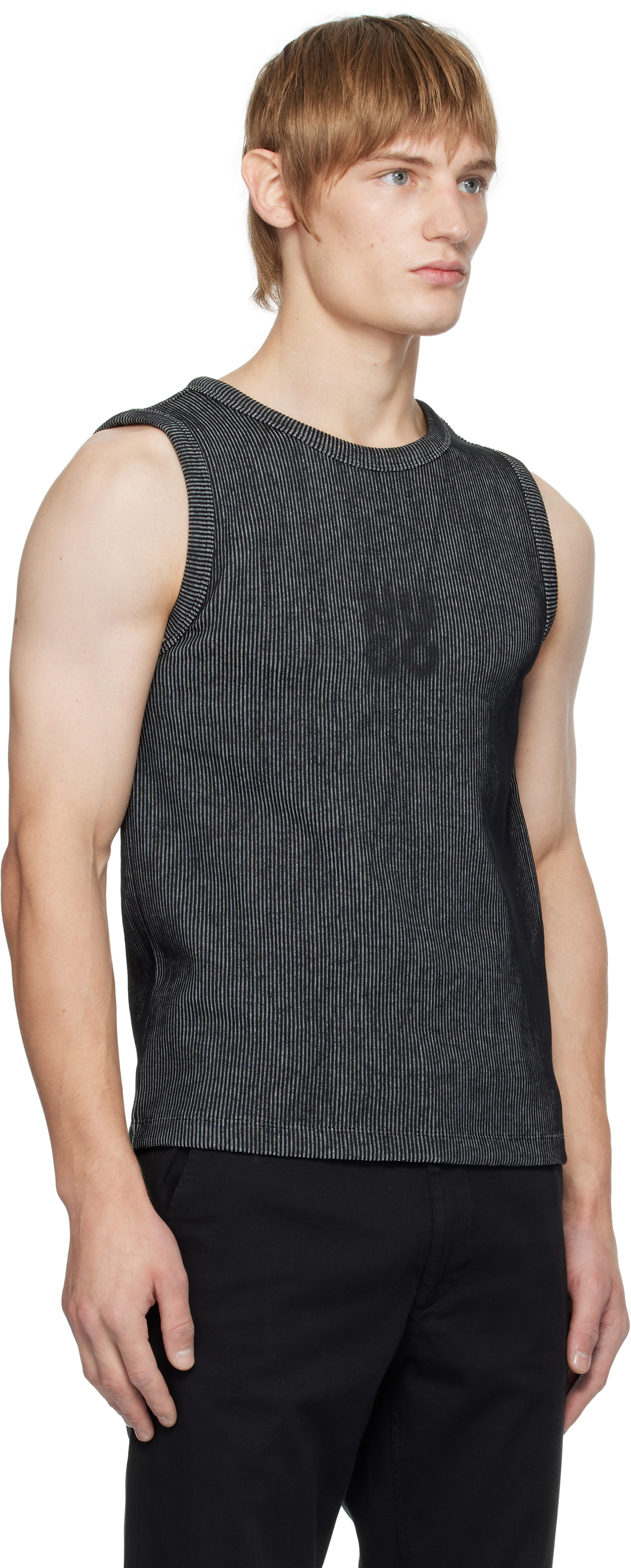 Hugo Black Logo Tank Top Hugo Boss