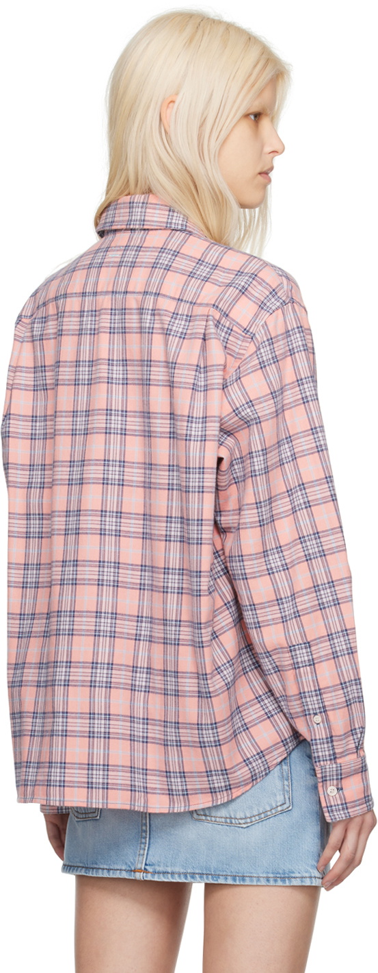 Acne Studios Pink Check Shirt Acne Studios