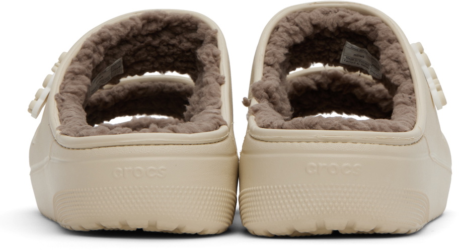 Crocs Beige Classic Cozzzy Sandals Crocs
