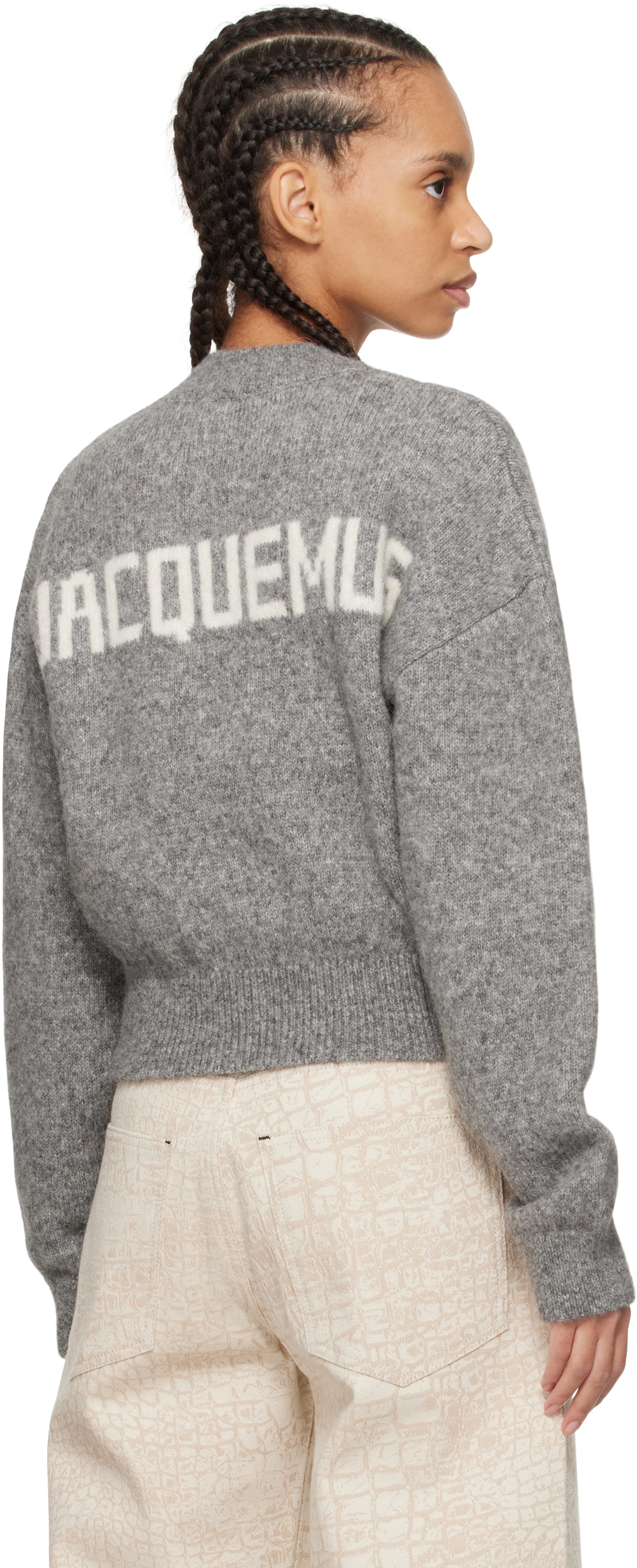 JACQUEMUS Gray Les Classiques 'The Jacquemus knit' Sweater Jacquemus