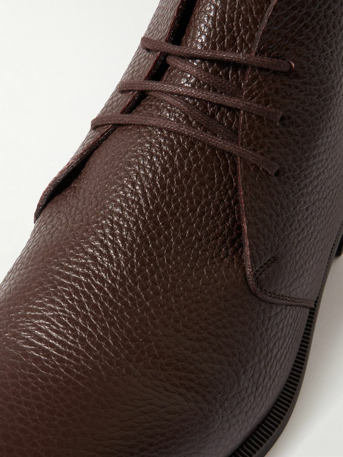 Manolo Blahnik - Berwick Full-Grain Leather Chukka Boots - Brown Manolo Blahnik