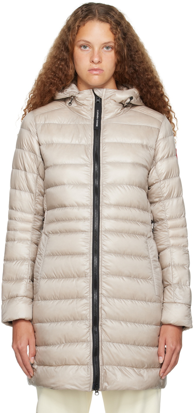 Canada Goose Beige Cypress Down Jacket Canada Goose